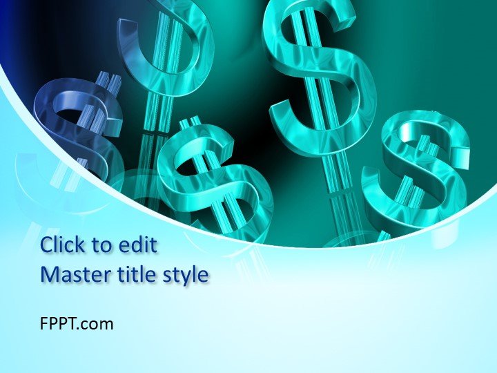 Free Money PowerPoint Template - Free PowerPoint Templates