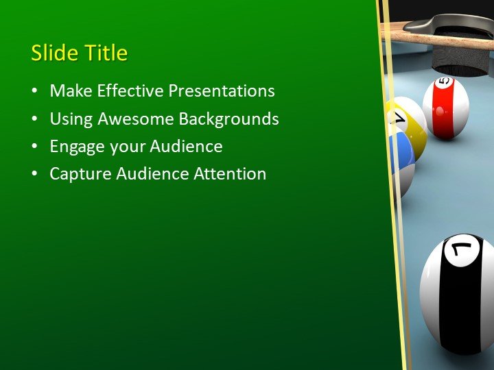 160108-billiards-template-4x3-3 - Free PowerPoint Templates