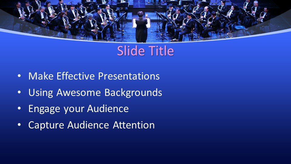 Free Orchestra PowerPoint Template - Free PowerPoint Templates