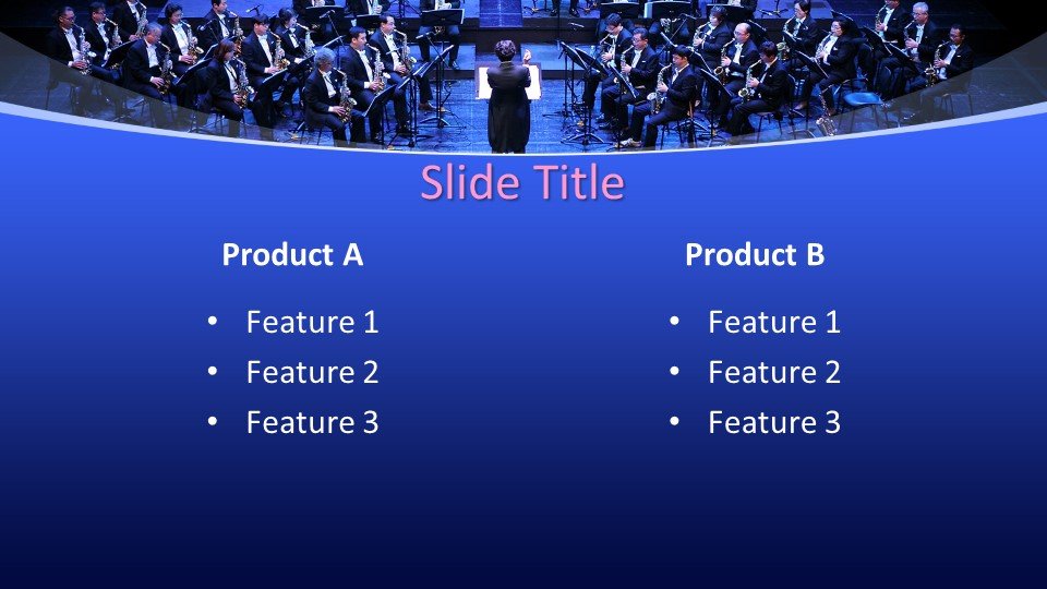 Free Orchestra PowerPoint Template - Free PowerPoint Templates