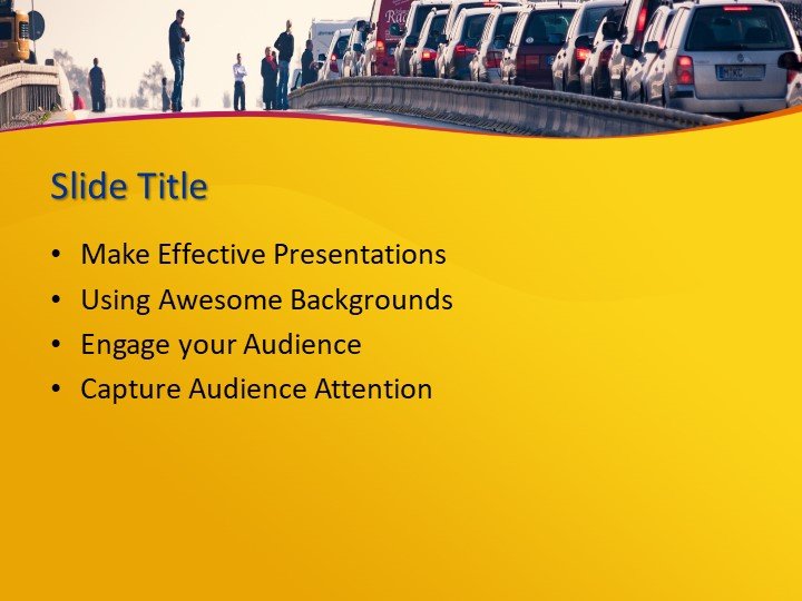 160130-traffic-jam-template-4x3-2 - Free PowerPoint Templates