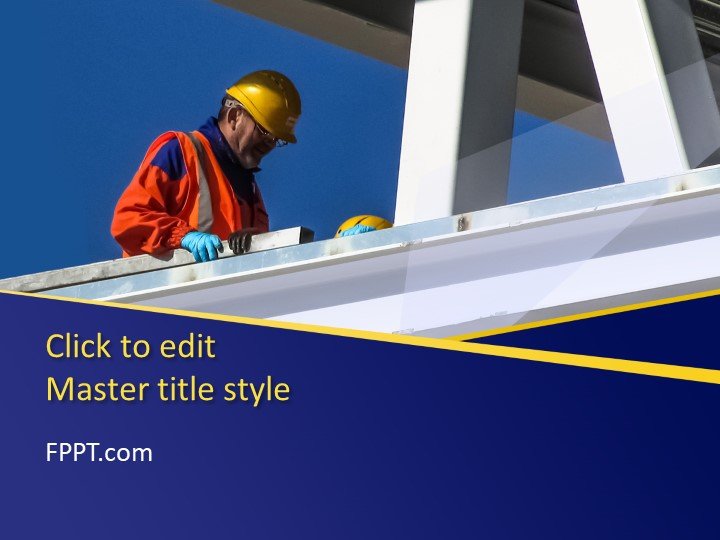 Free Home Construction PowerPoint Template - Free PowerPoint Templates