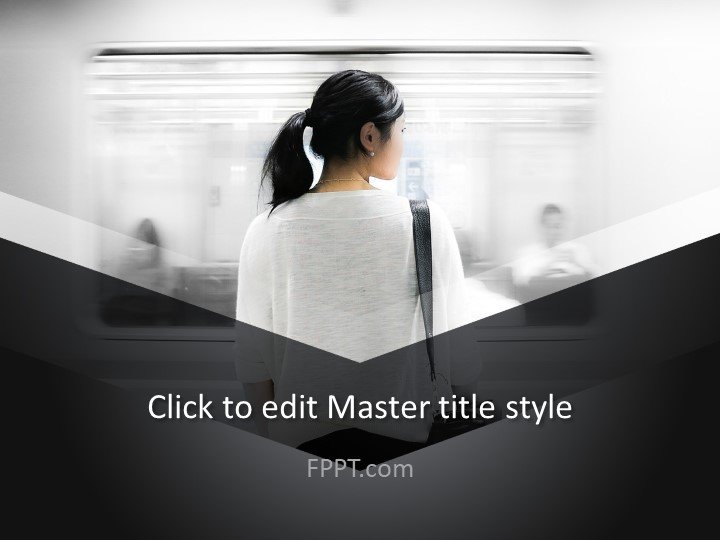 Free Young Woman PowerPoint Template - Free PowerPoint Templates