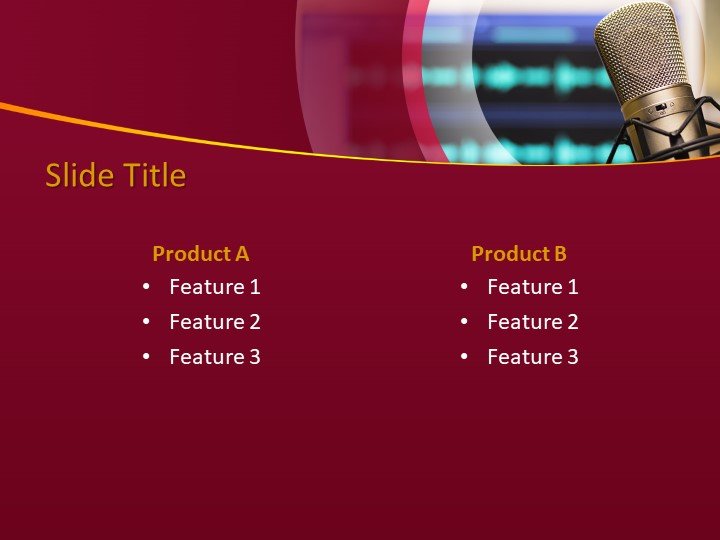160190-microphone-template-4x3-4 - Free PowerPoint Templates