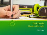 Free Writing PowerPoint Template - Free PowerPoint Templates