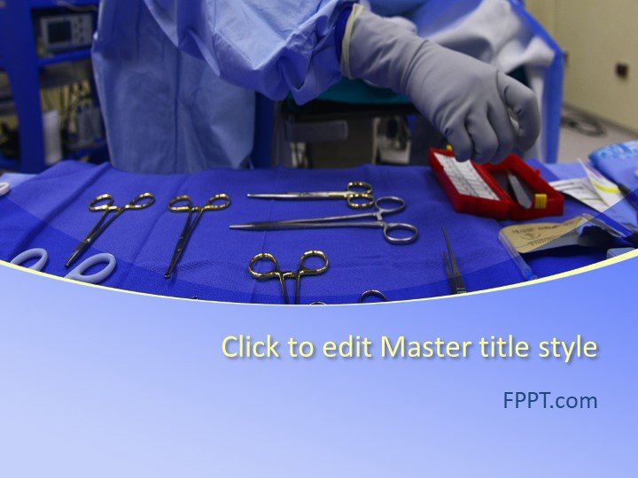 Free Surgery PowerPoint Template - Free PowerPoint Templates