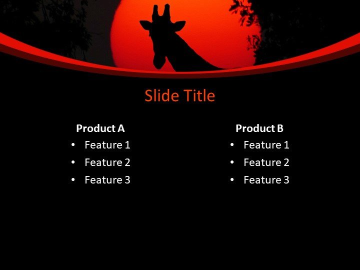 160209-giraffe-template-4x3-4 - Free PowerPoint Templates
