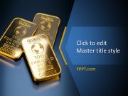 Free Gold PowerPoint template - Free PowerPoint Templates