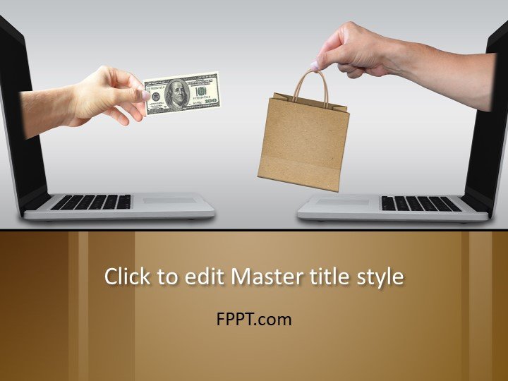 Free Ecommerce Shopping PowerPoint Template - Free PowerPoint Templates