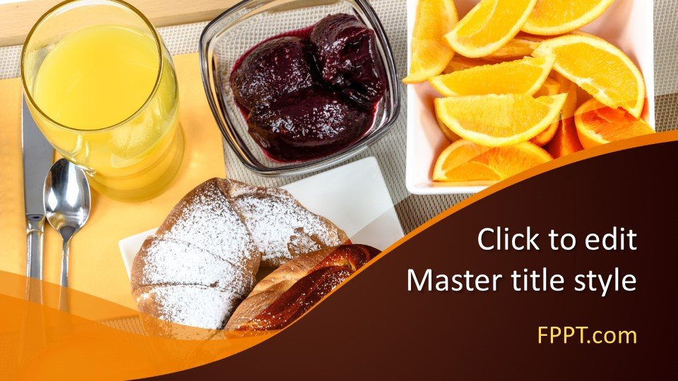 Mens Breakfast Powerpoint Template