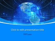 Free Global Technology Concept PowerPoint Template - Free PowerPoint ...