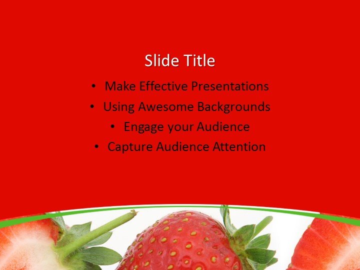 160320-strawberry-template-4x3-2 - Free PowerPoint Templates