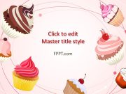 Free Cupcakes PowerPoint Template - Free PowerPoint Templates