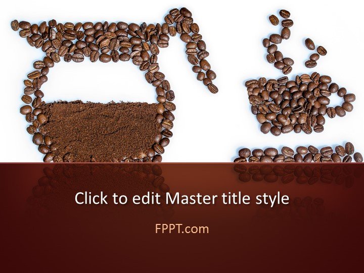Coffee Bean Free Ppt Coffee Company Profile PowerPoint Slide