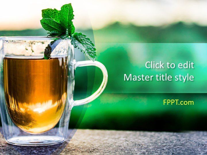 Free Tea PowerPoint Template - Free PowerPoint Templates Free Tea PowerPoint Template - Free PowerPoint Templates