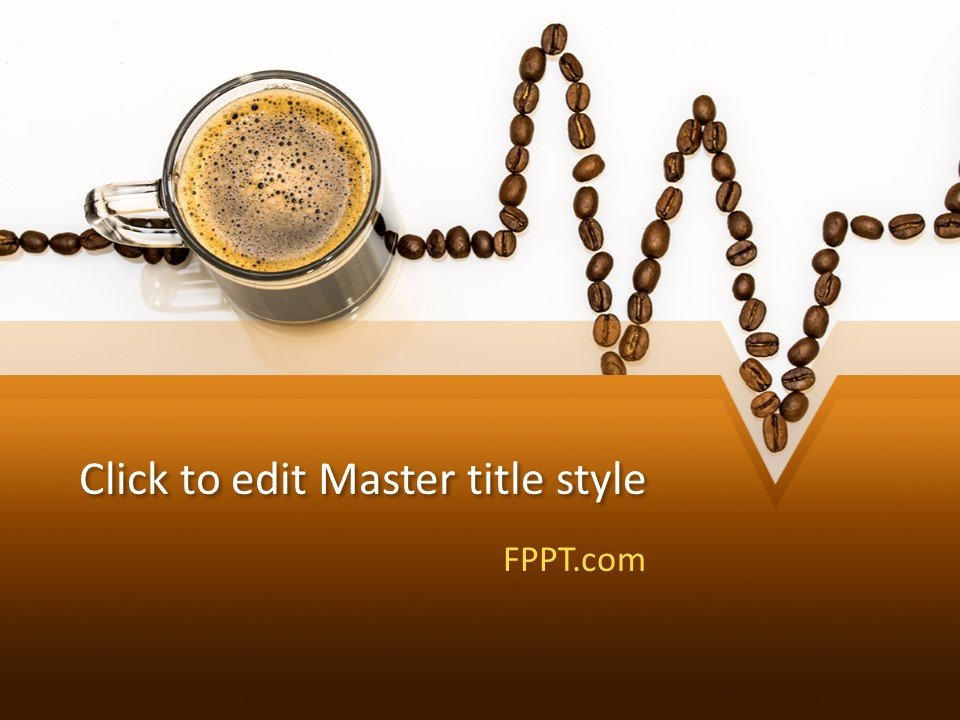 Free Coffee Beans Up and Down PowerPoint Template - Free PowerPoint ...