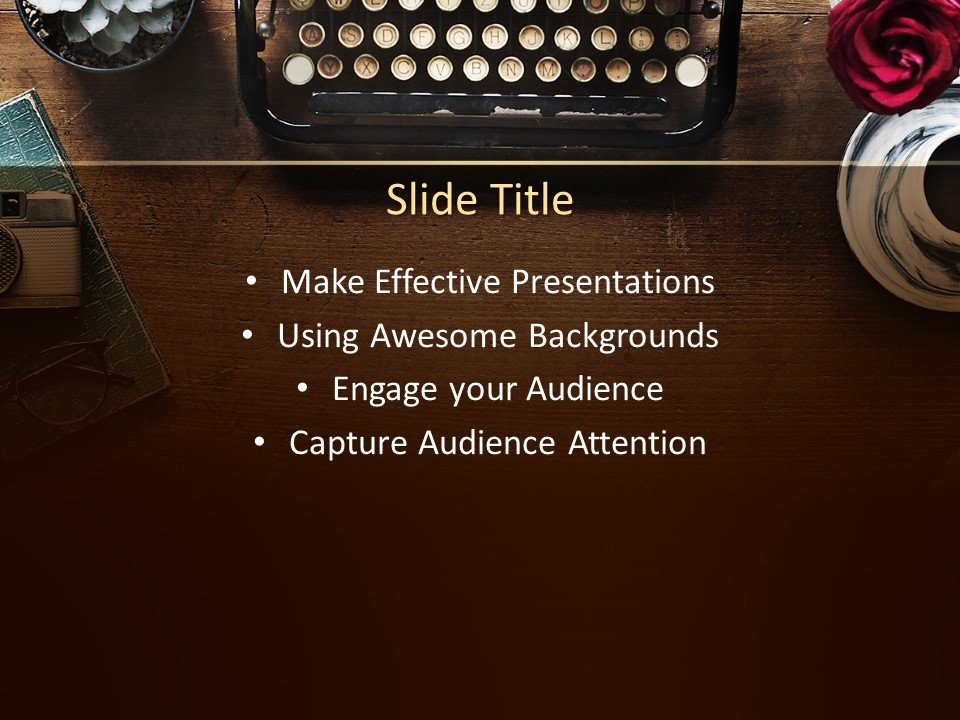 160420-typewriter-template-4x3-2 - Free PowerPoint Templates
