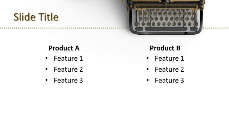 160421-vintage-typewriter-template-16x9-4 - Free PowerPoint Templates