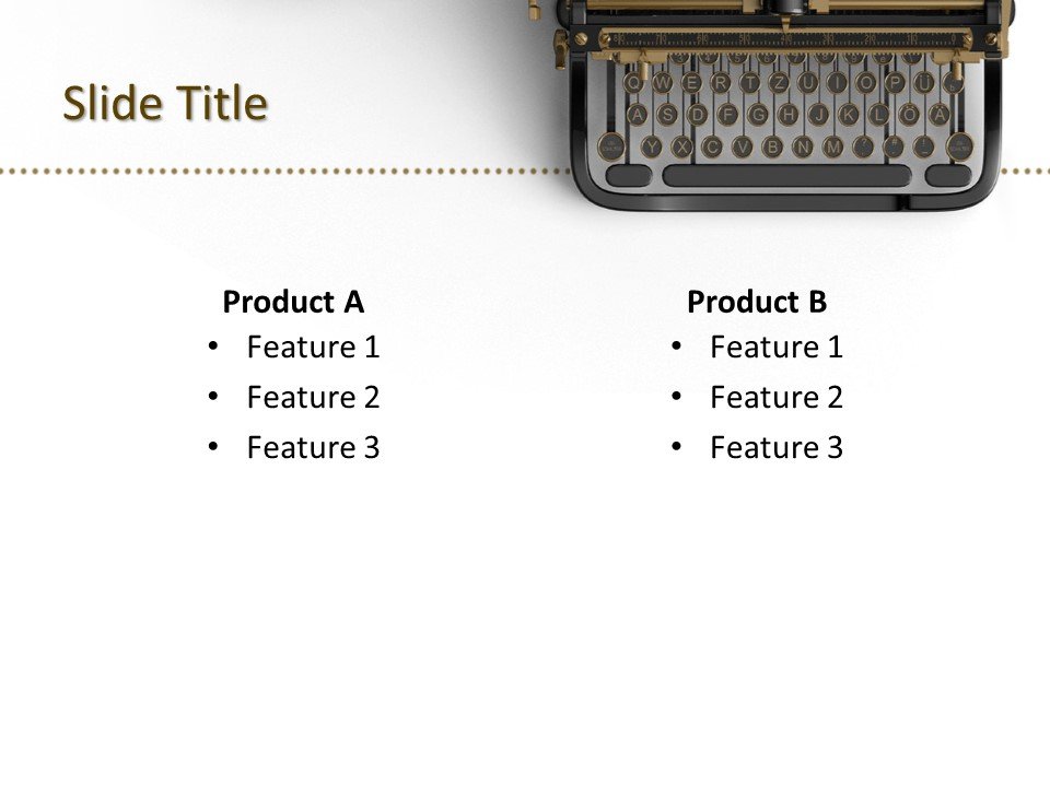 160421-vintage-typewriter-template-4x3-4 - Free PowerPoint Templates