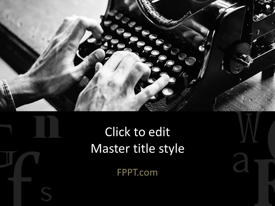 Free Type PowerPoint Template - Free PowerPoint Templates