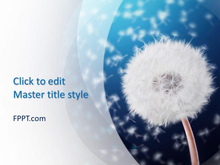 Free Dandelion PowerPoint Template - Free PowerPoint Templates