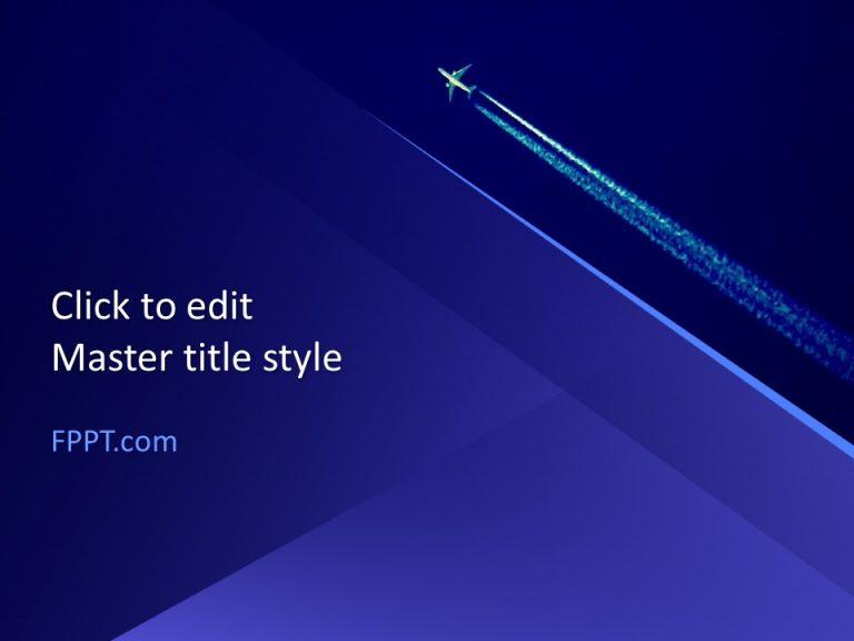 Free Plane PowerPoint Template - Free PowerPoint Templates