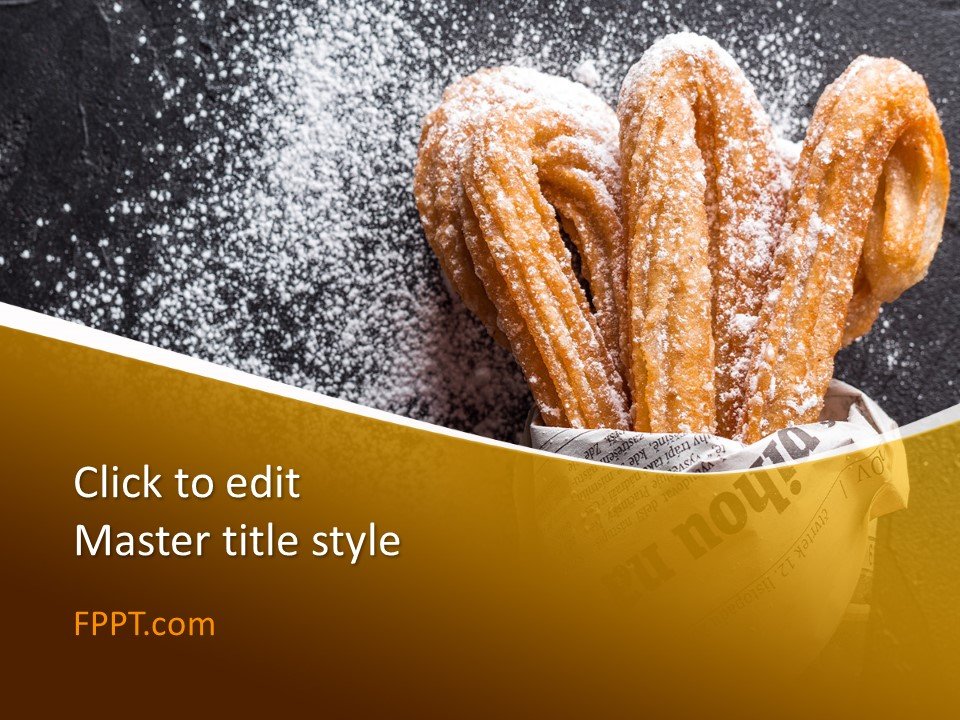 Free Sweet Cookies PowerPoint Template - Free PowerPoint Templates