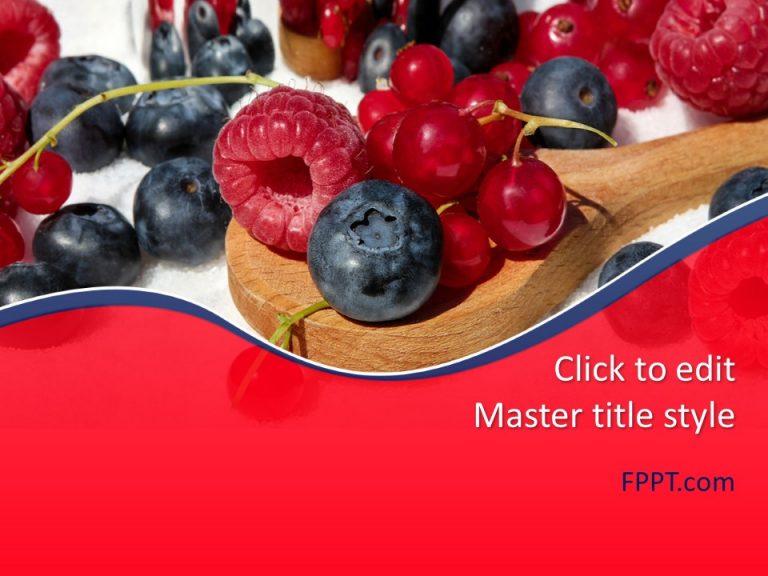 Free Berries Presentation Template - Free PowerPoint Templates