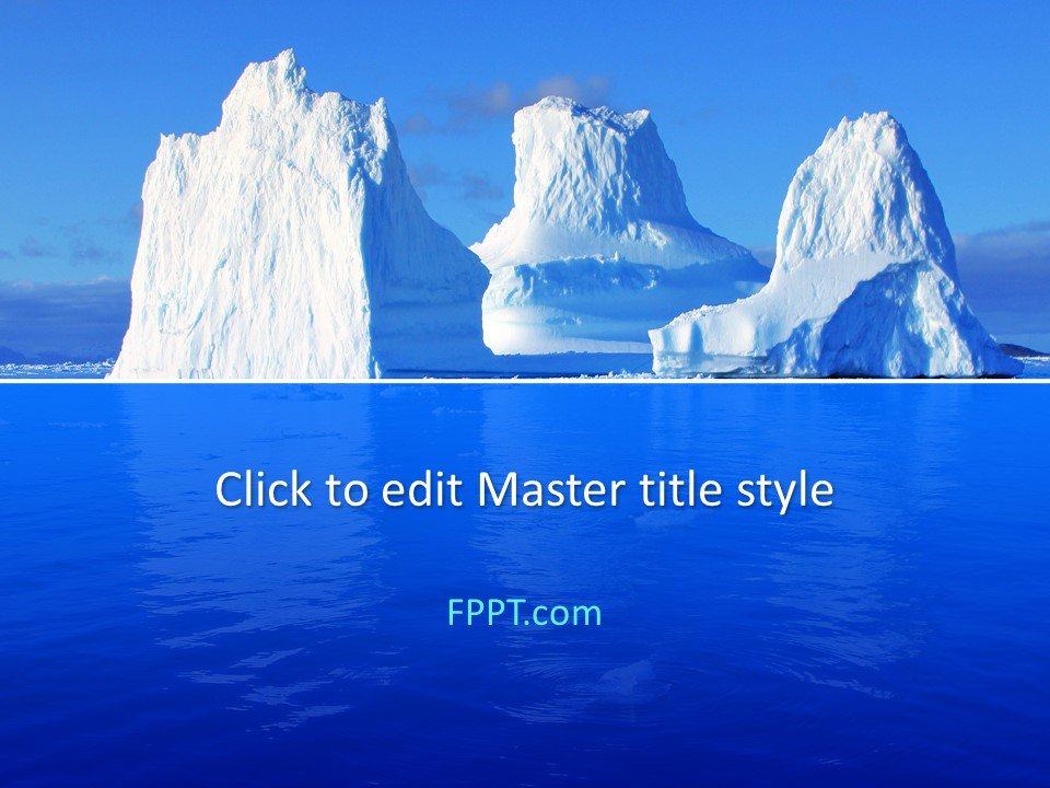 Free Iceberg PowerPoint Template - Free PowerPoint Templates Free Iceberg PowerPoint Template - Free PowerPoint Templates