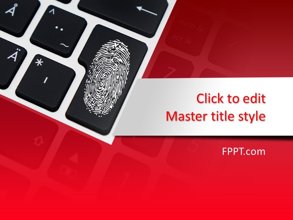Free Digital Security PowerPoint Template - Free PowerPoint Templates