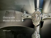 Free Sword PowerPoint Template - Free PowerPoint Templates