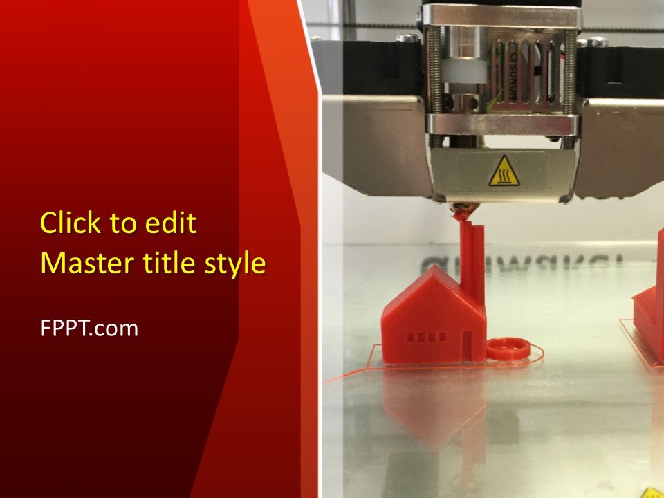 Free 3D Printer PowerPoint Template - Free PowerPoint Templates