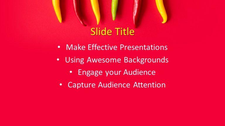 160526-chilli-peppers-template-16x9-2 - Free PowerPoint Templates