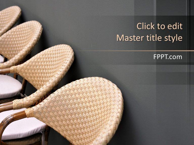 Free Waiting Room Chairs PowerPoint Template - Free PowerPoint Templates