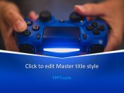 Free Game Joystick PowerPoint Template - Free PowerPoint Templates