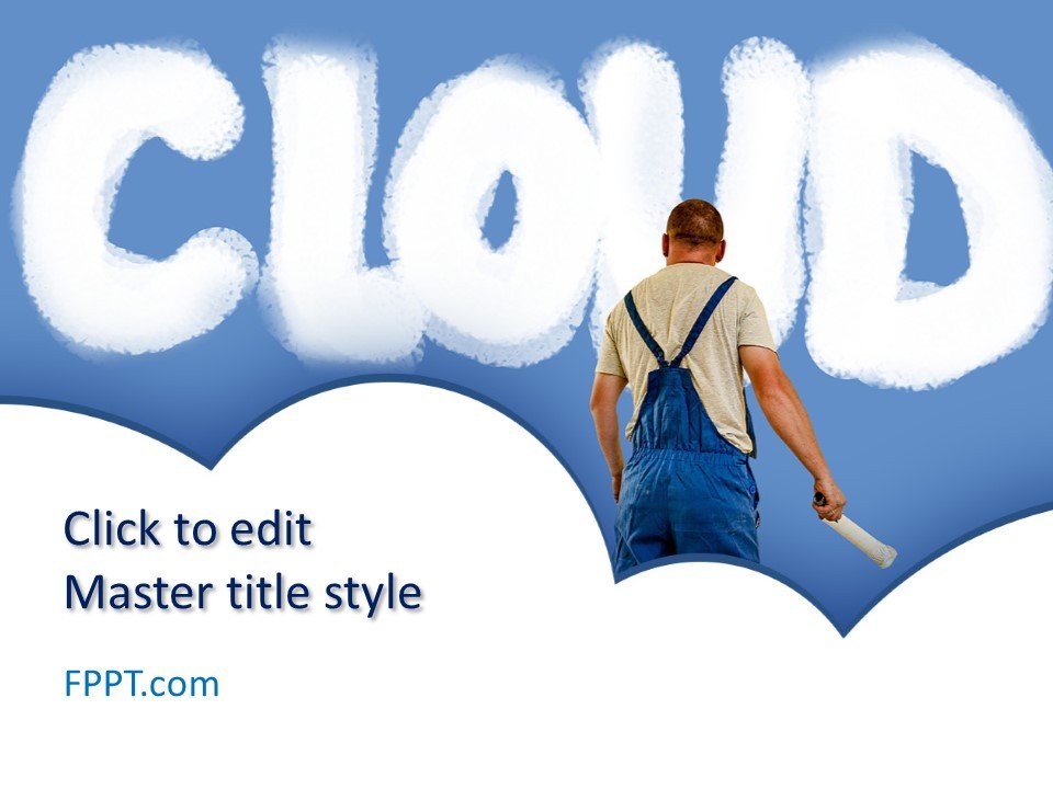 Free Cloud PowerPoint Template - Free PowerPoint Templates