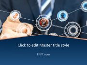 Free Connect PowerPoint Template - Free PowerPoint Templates