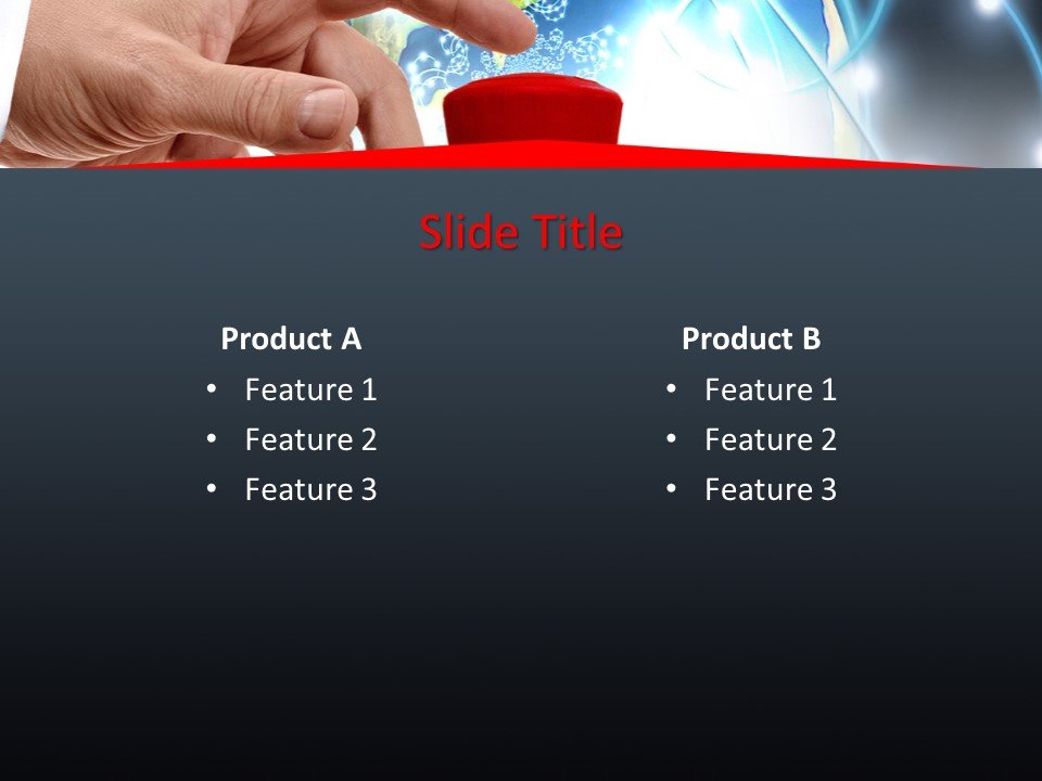 160759-red-button-template-4x3-4 - Free PowerPoint Templates