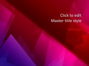 Free Red Background PowerPoint Template - Free PowerPoint Templates