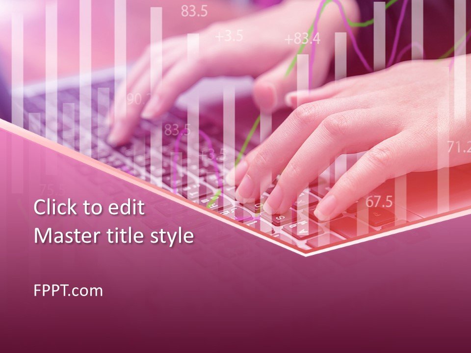 Free Typing in Computer PowerPoint Template - Free PowerPoint Templates
