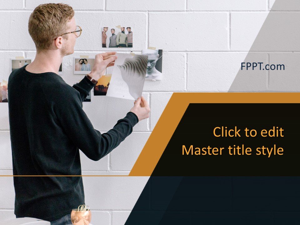 Free Designer Wall PowerPoint Template - Free PowerPoint Templates