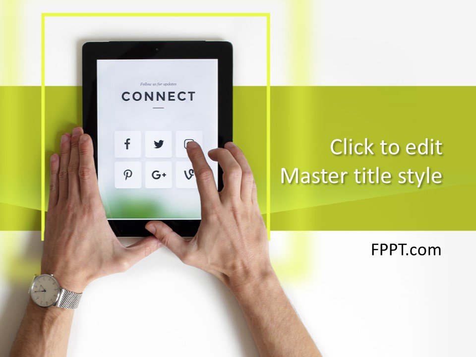 Free Connect PowerPoint Template - Free PowerPoint Templates