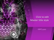 Free Computer Illustration PowerPoint Template - Free PowerPoint Templates