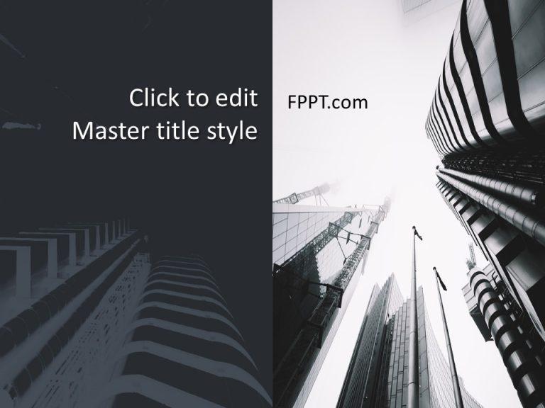 Free Architecture Project PowerPoint Template Free Architecture Project PowerPoint Template