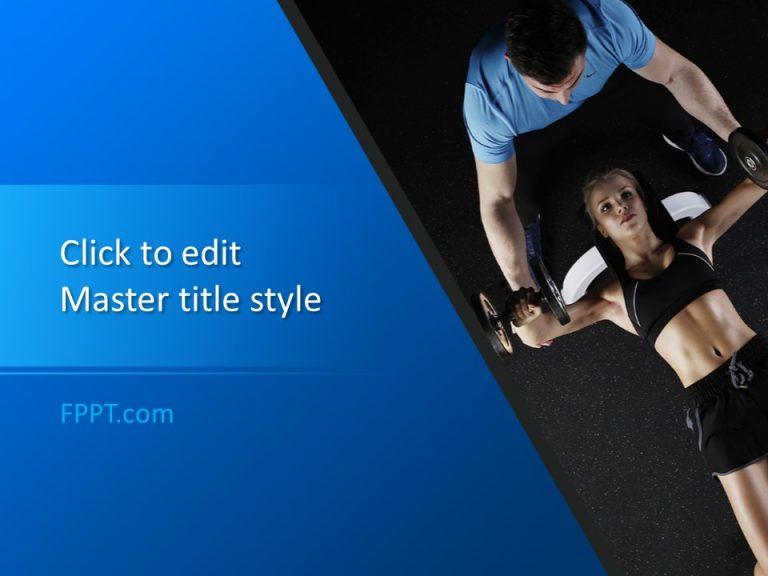 Free Gym Fitness PowerPoint Template - Free PowerPoint Templates