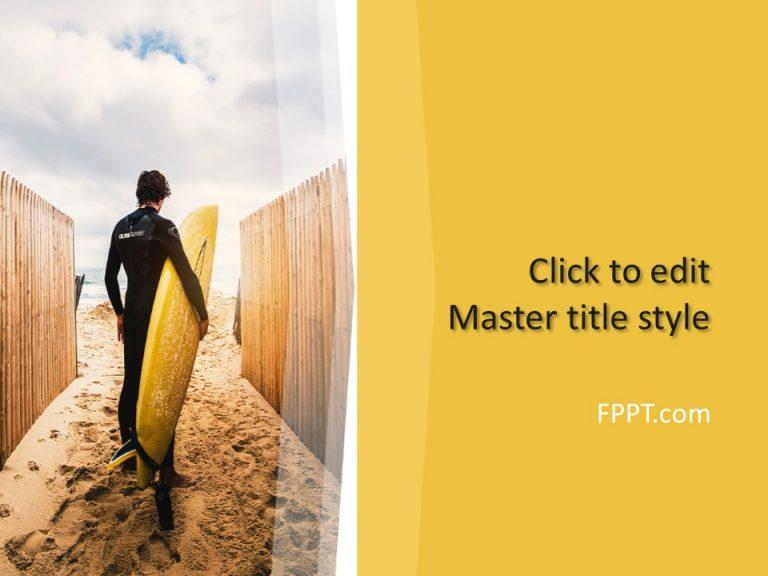 Free Surfing PowerPoint Template - Free PowerPoint Templates