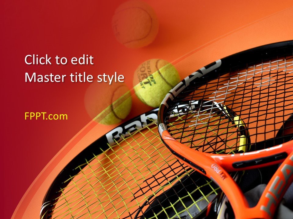 Free Tennis PowerPoint Templates