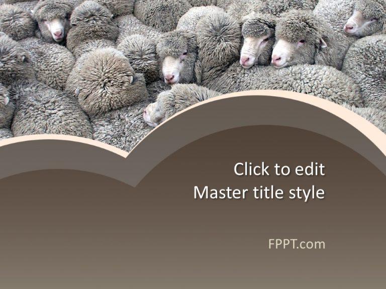 Free Sheep PowerPoint Template - Free PowerPoint Templates