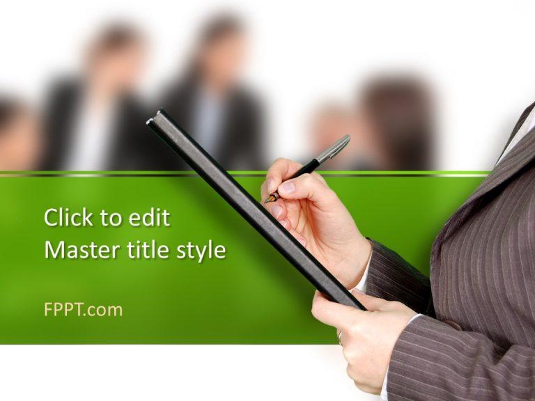 Free Secretary PowerPoint Templates