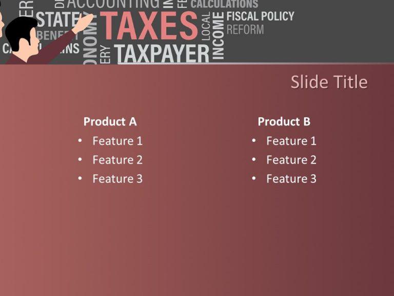 161130-taxes-template-4x3-4 - Free PowerPoint Templates